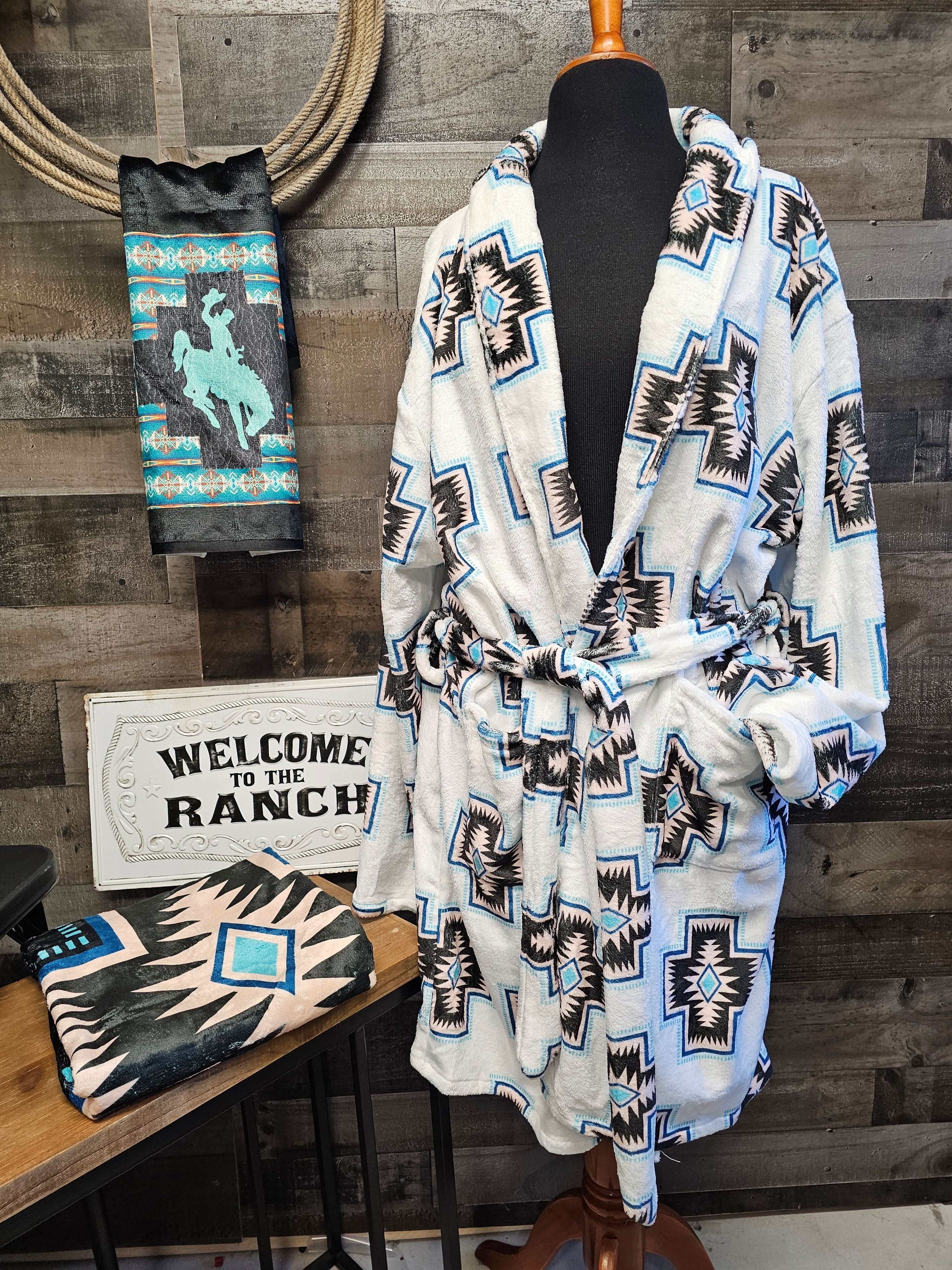 Southwestern Cross Women's Western Bath Robe – Burch HIll Tack