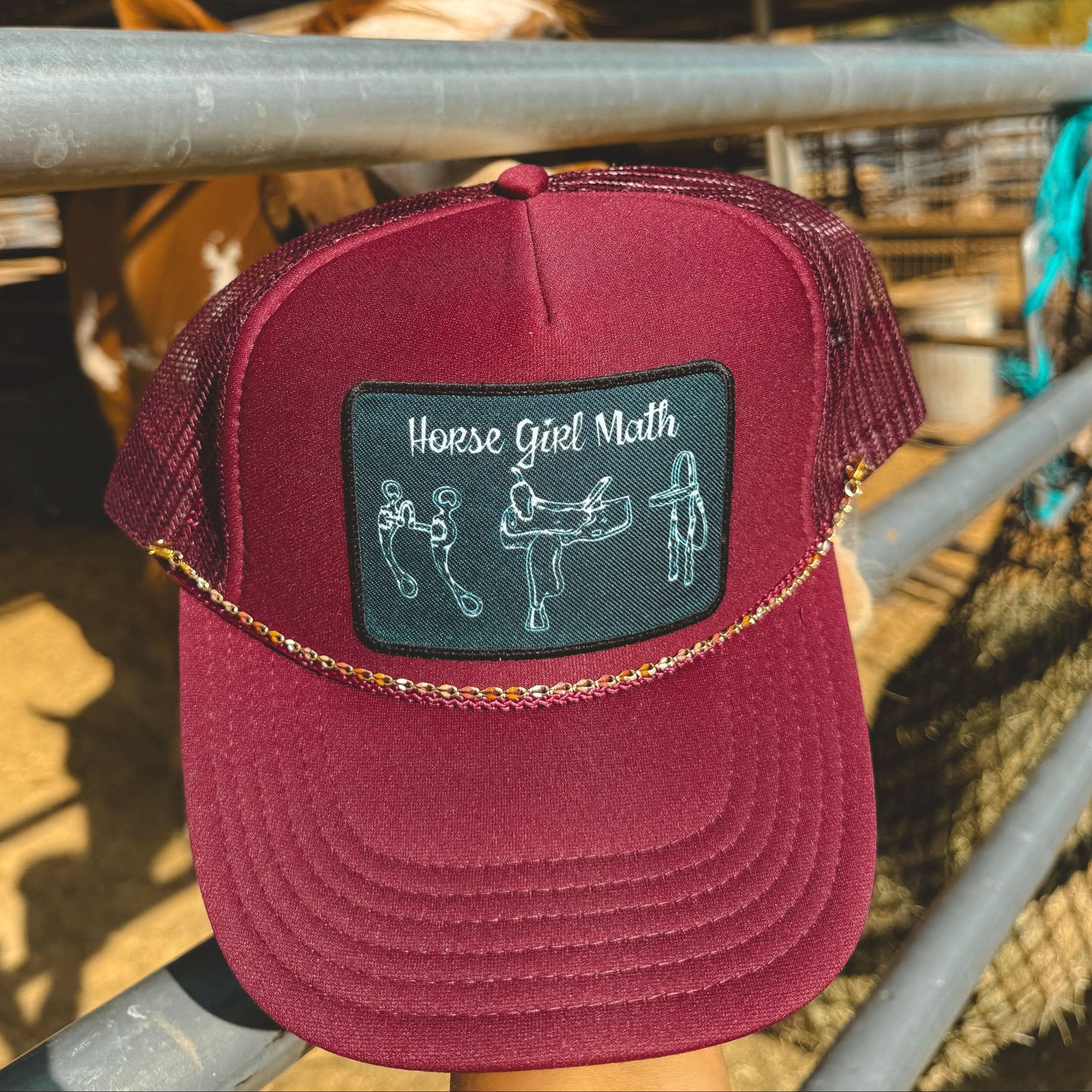 Horse Girl Math Patch Hat – Burch HIll Tack