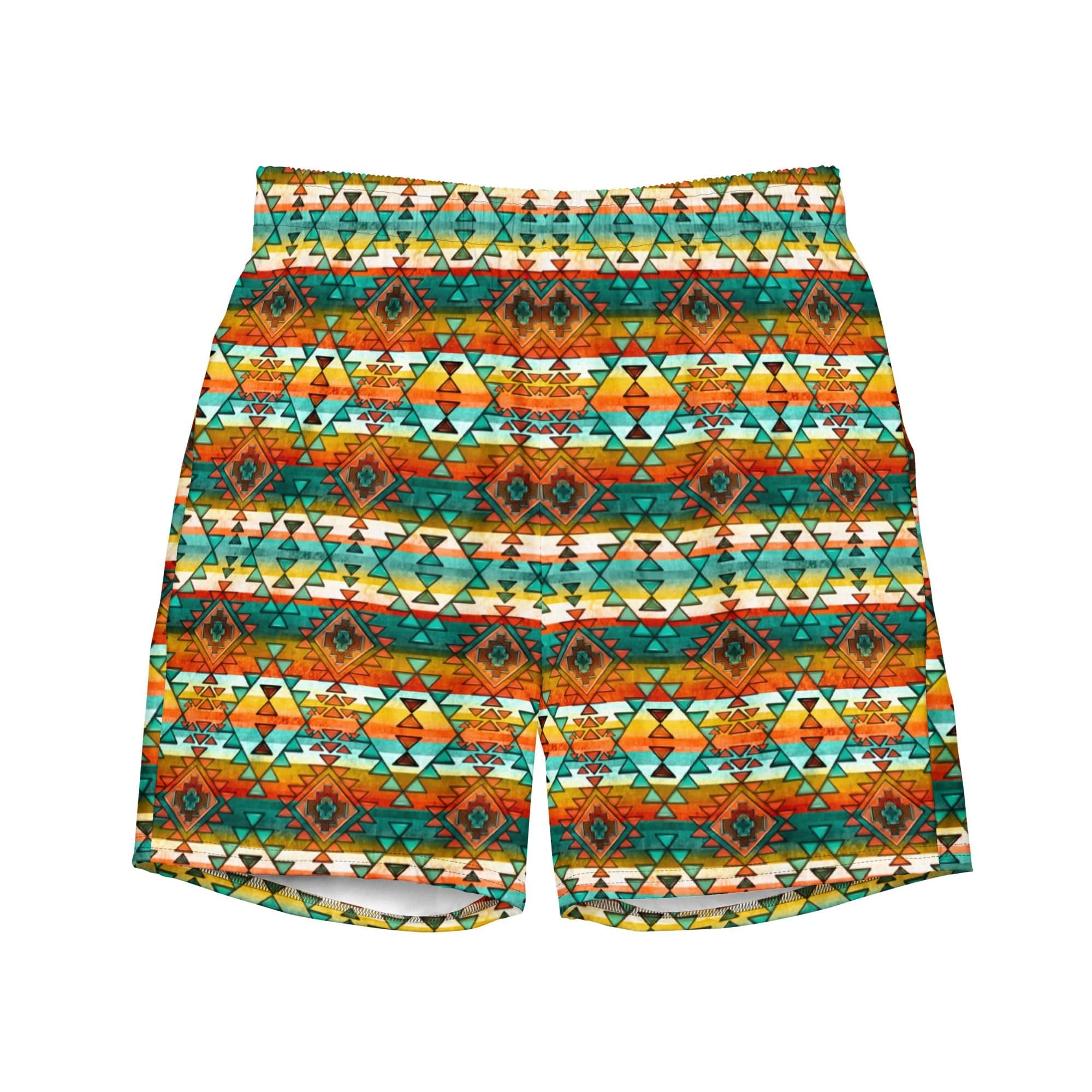 Yeehaw Native Aztec Men's Swim Trunks – Burch HIll Tack