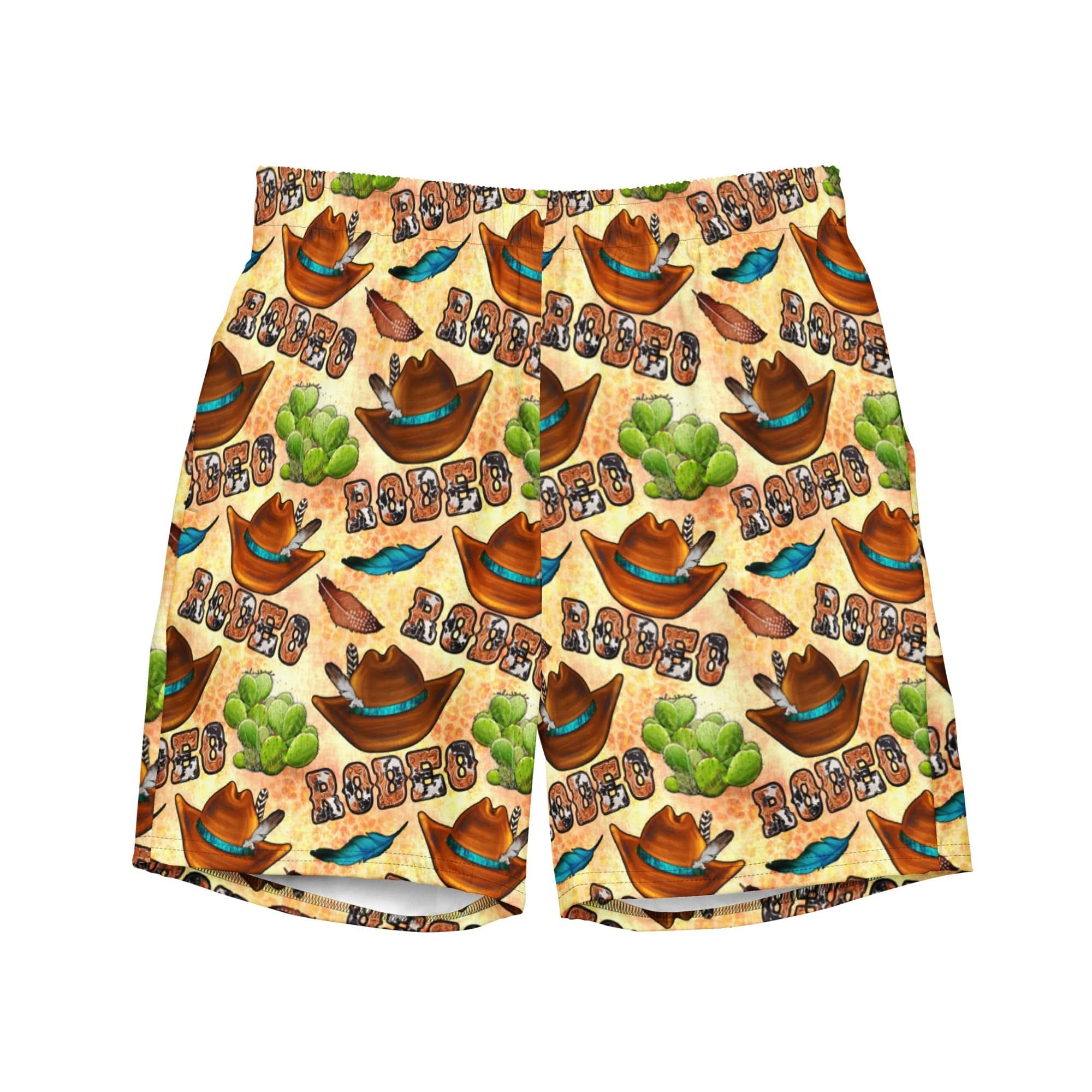 Yeehaw Rodeo Fever Men's Swim Trunks – Burch HIll Tack