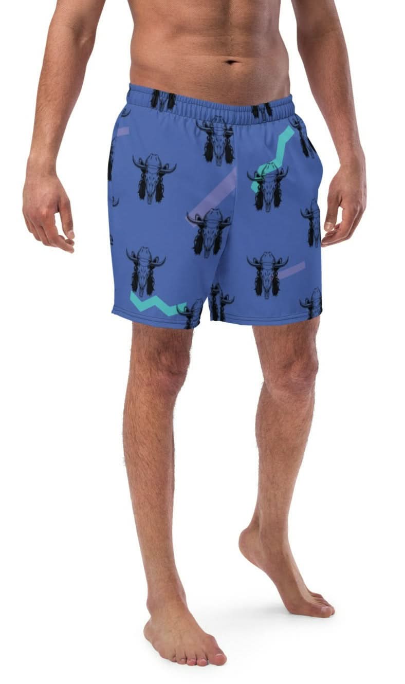 Yeehaw Mullet Cowboy Men's Swim Trunks – Burch HIll Tack
