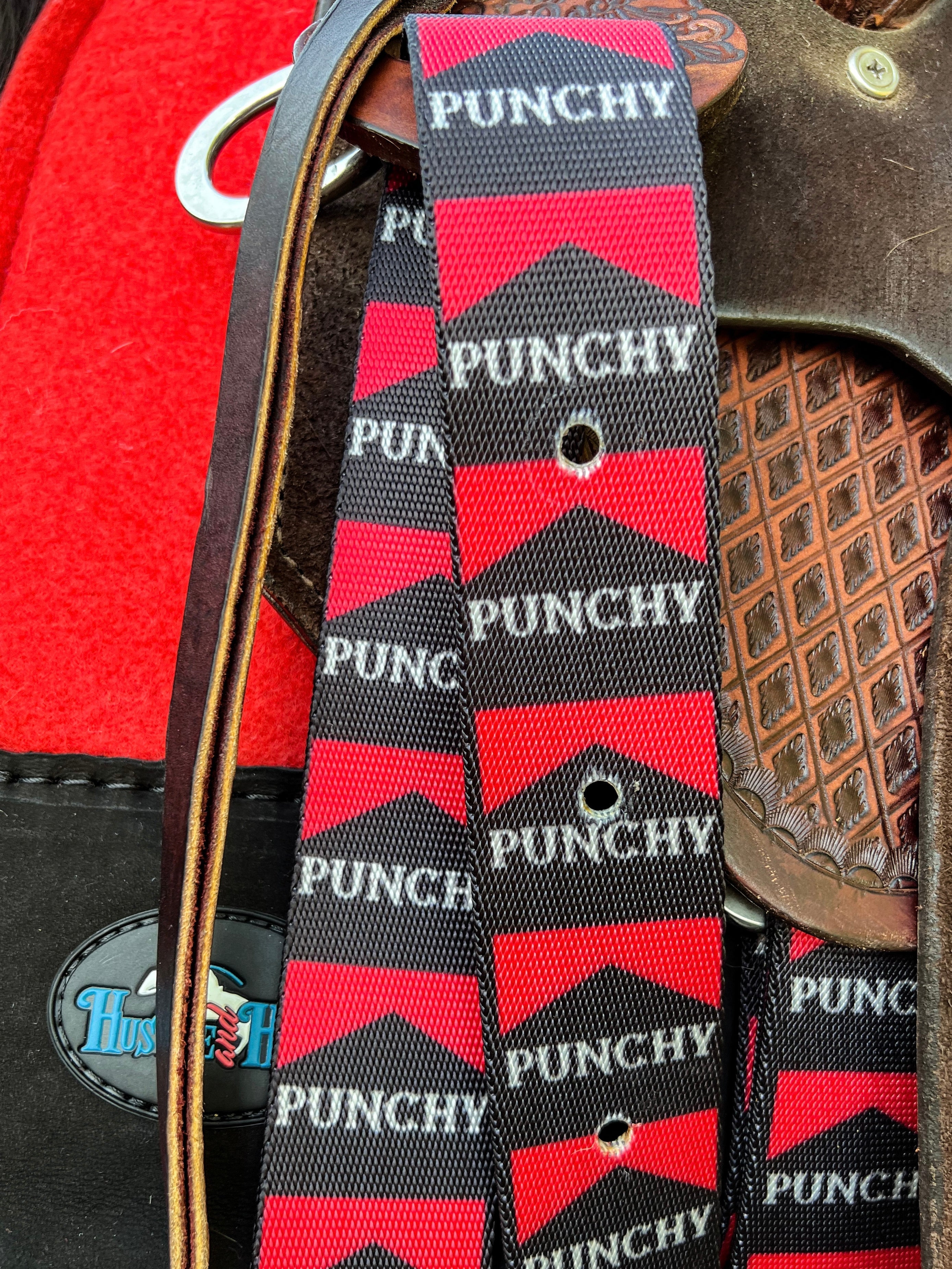 Black Punchy Cinch Strap Set – Burch HIll Tack